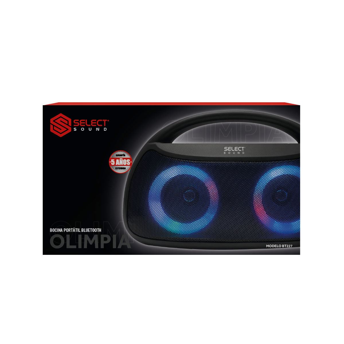 Bocina Select Sound Olimpia BT227 Negro