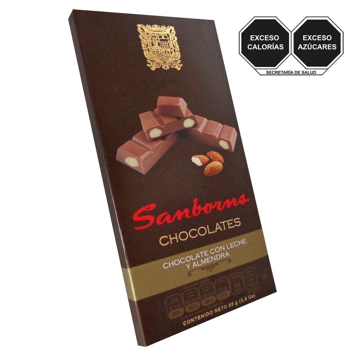 Tablilla Chocolate C/Leche y Almendras