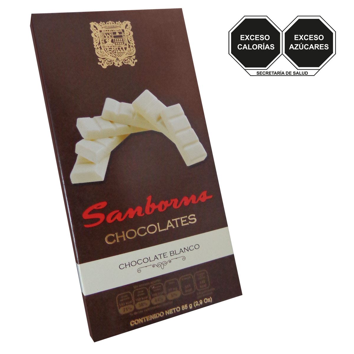 Tablilla De Chocolate Blanco Sanborns