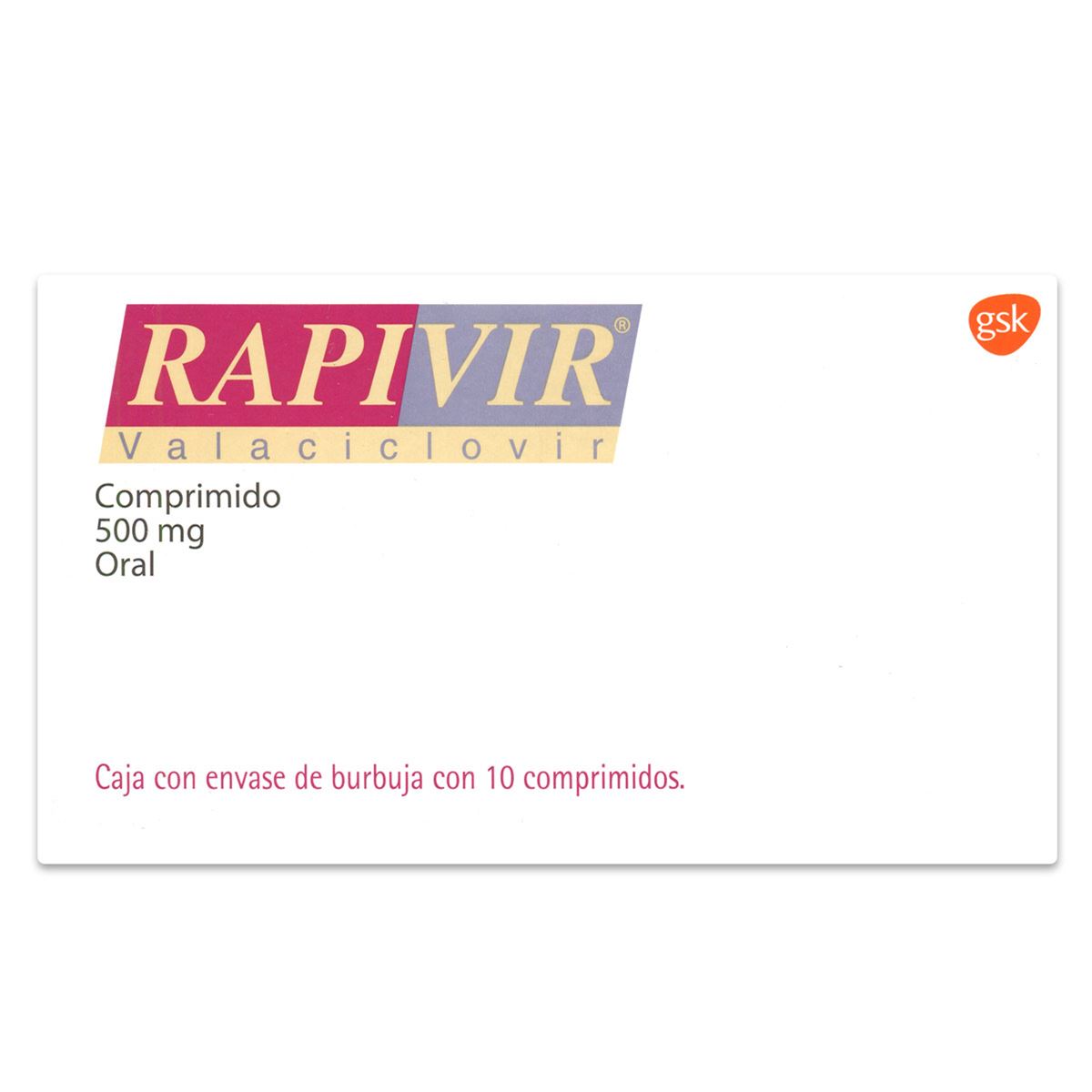 Rapivir 500 mg tab 10