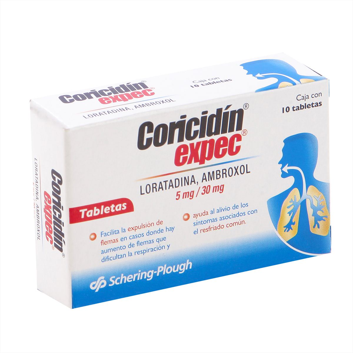 Coricidin expec 5mg/30mg tab 10