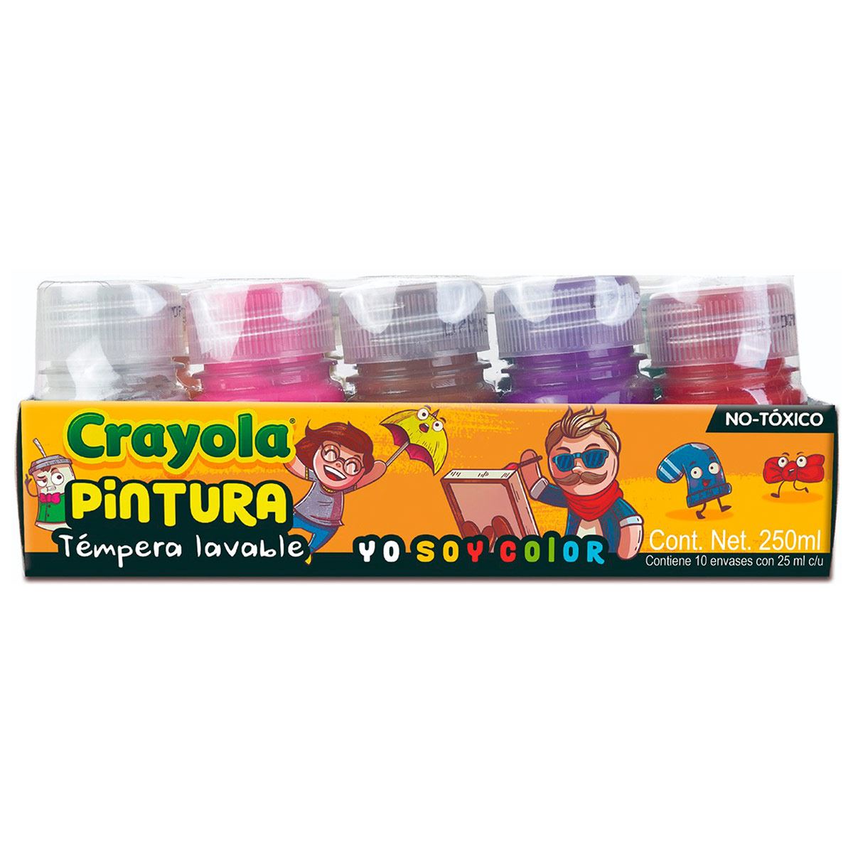 Multipack Crayola pinturas tempera 25 ml 10