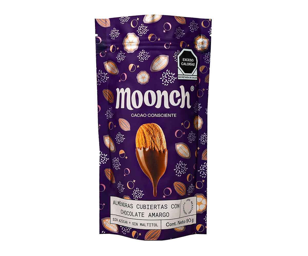 Almendra Cubierta de Chocolate sin Azúcar y sin Maltitol Moonch