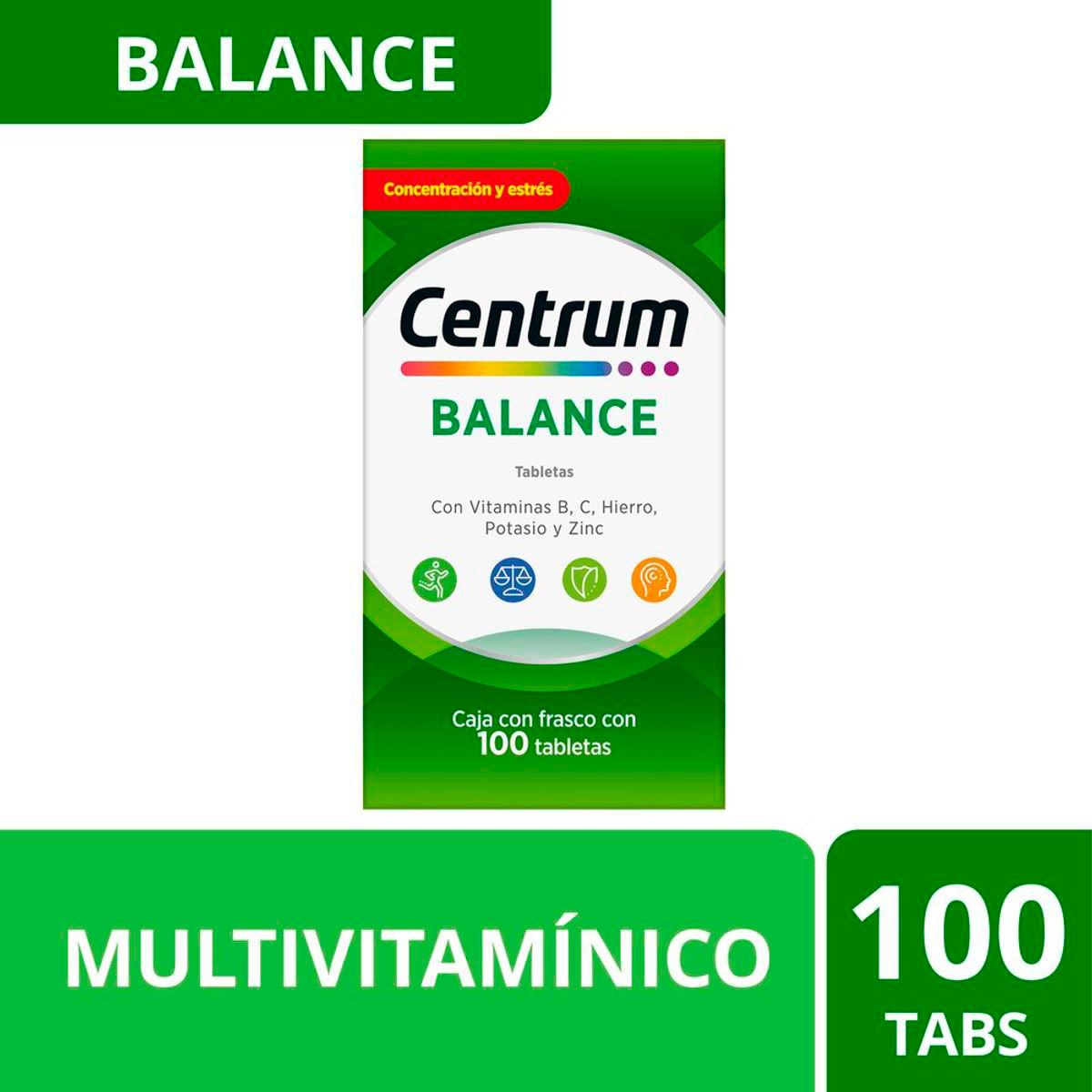 Centrum Fórmula Balanceada 100 tabletas