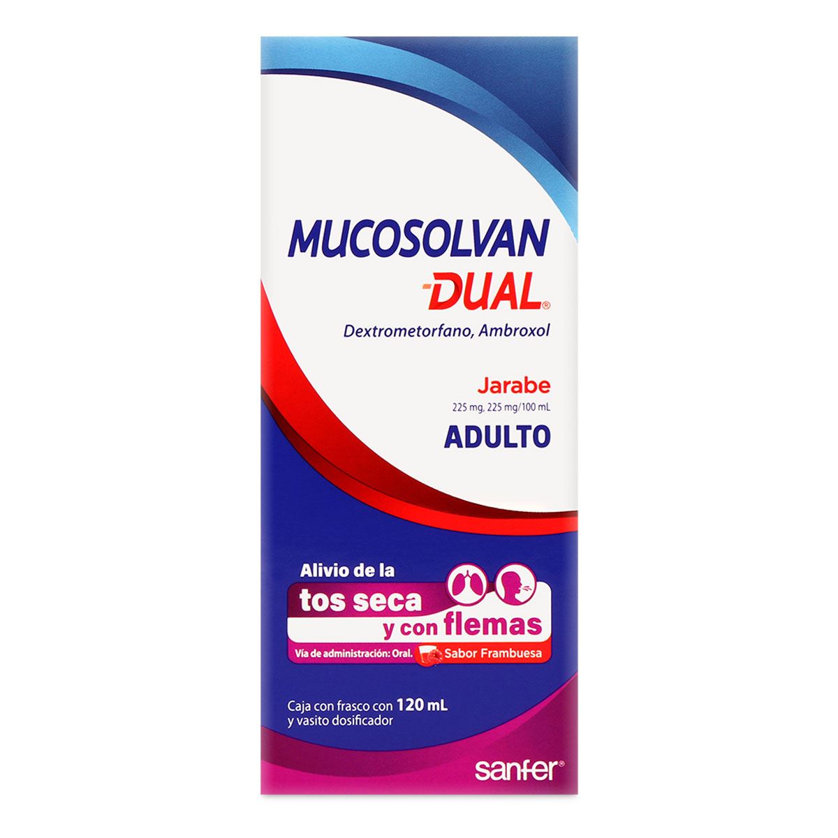 Mucosolvan Dúo Jarabe 120 ml 225/225mg