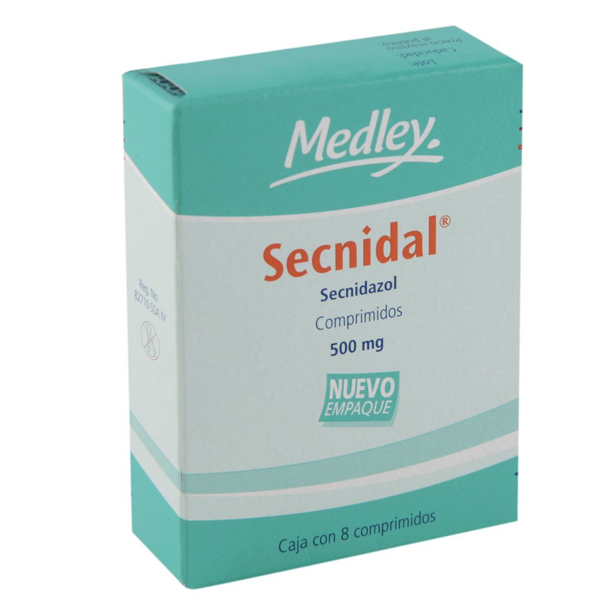 Secnidal 500 mg. Cpr. C/8