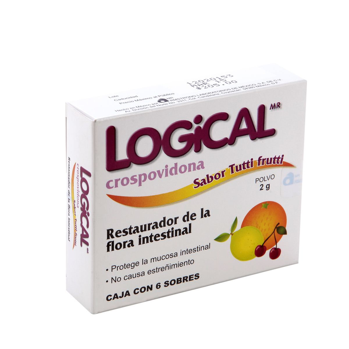 Logical Polvo 6 Sobres 2 gr Tutti Fruti