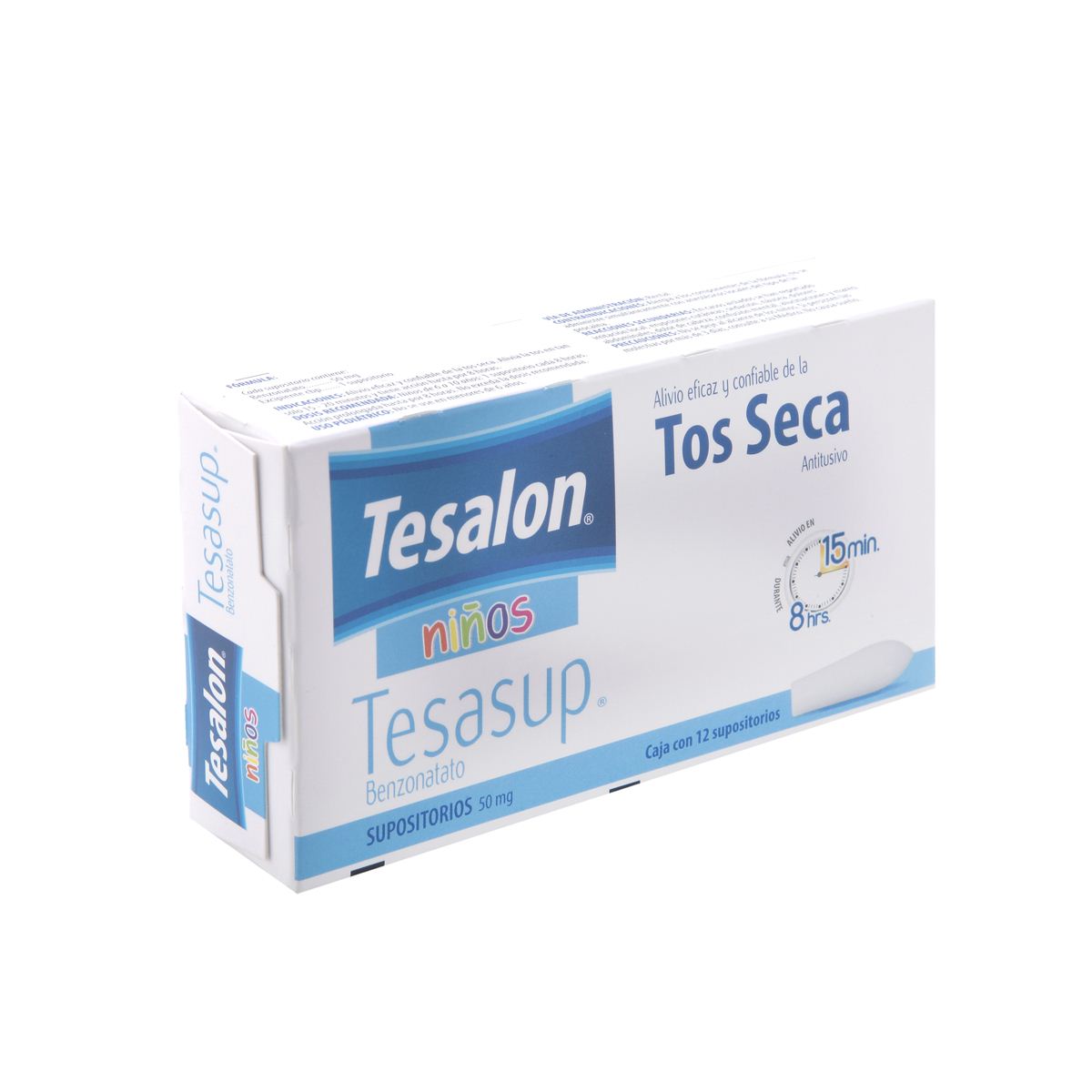Tesalon 50 mg 12 supositorios
