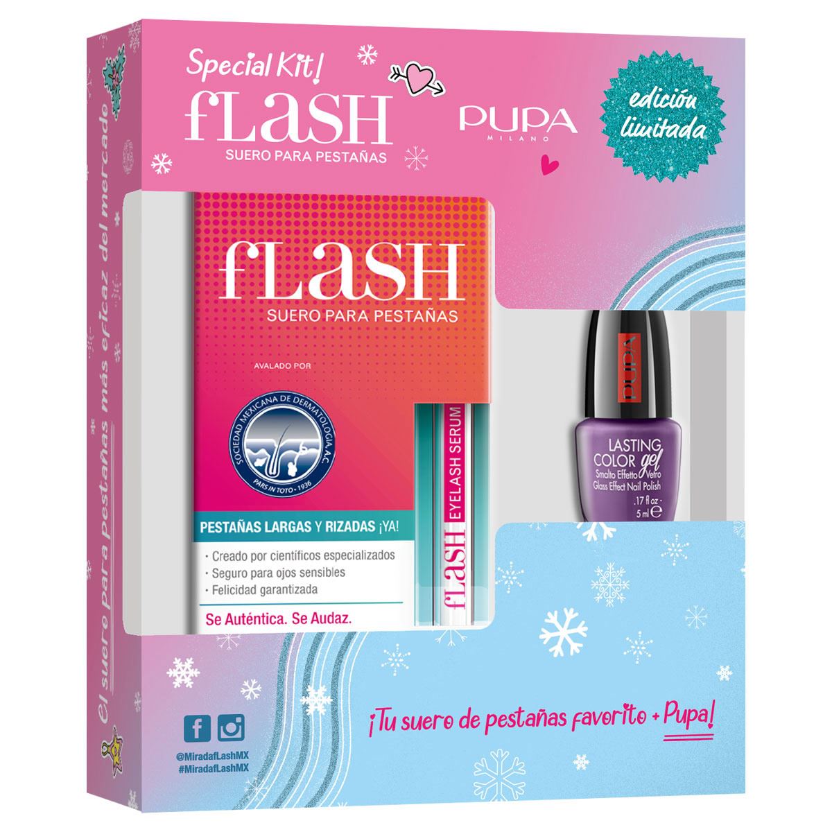 Set Flash + Pupa Blueberry