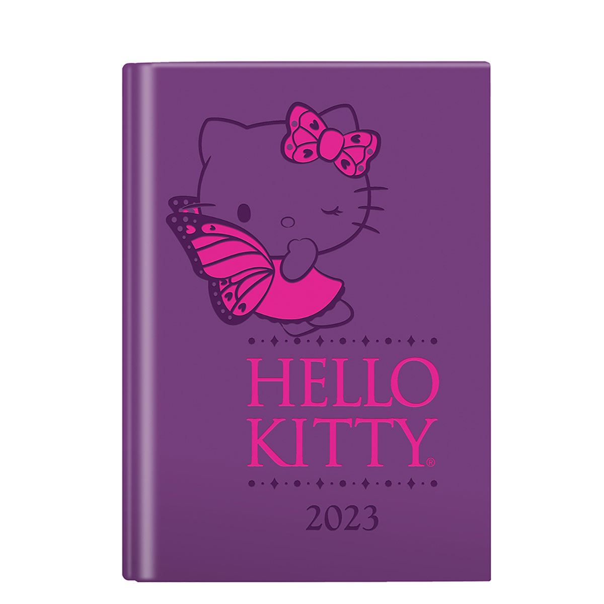 Agenda diaria hello kitty morada