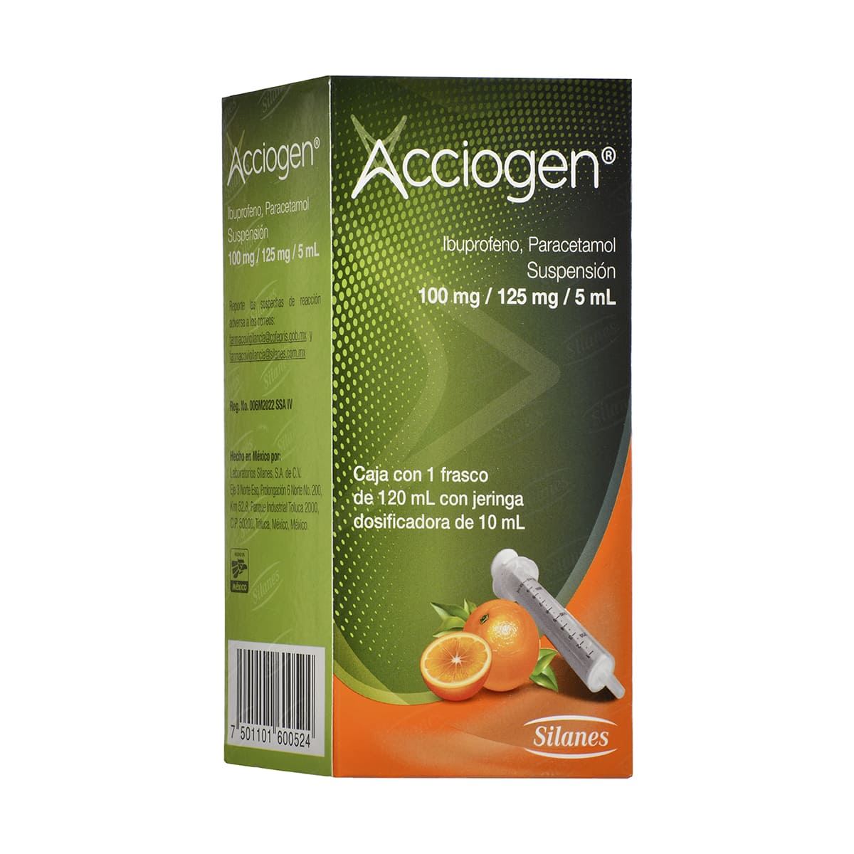 Acciogen 100/125mg Susp 120ml