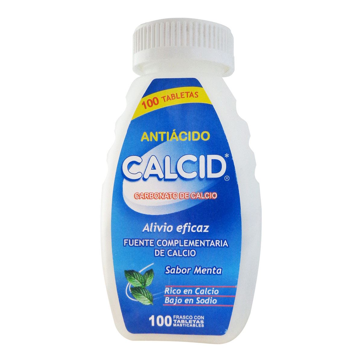 Calcid Menta Fco Past C/100