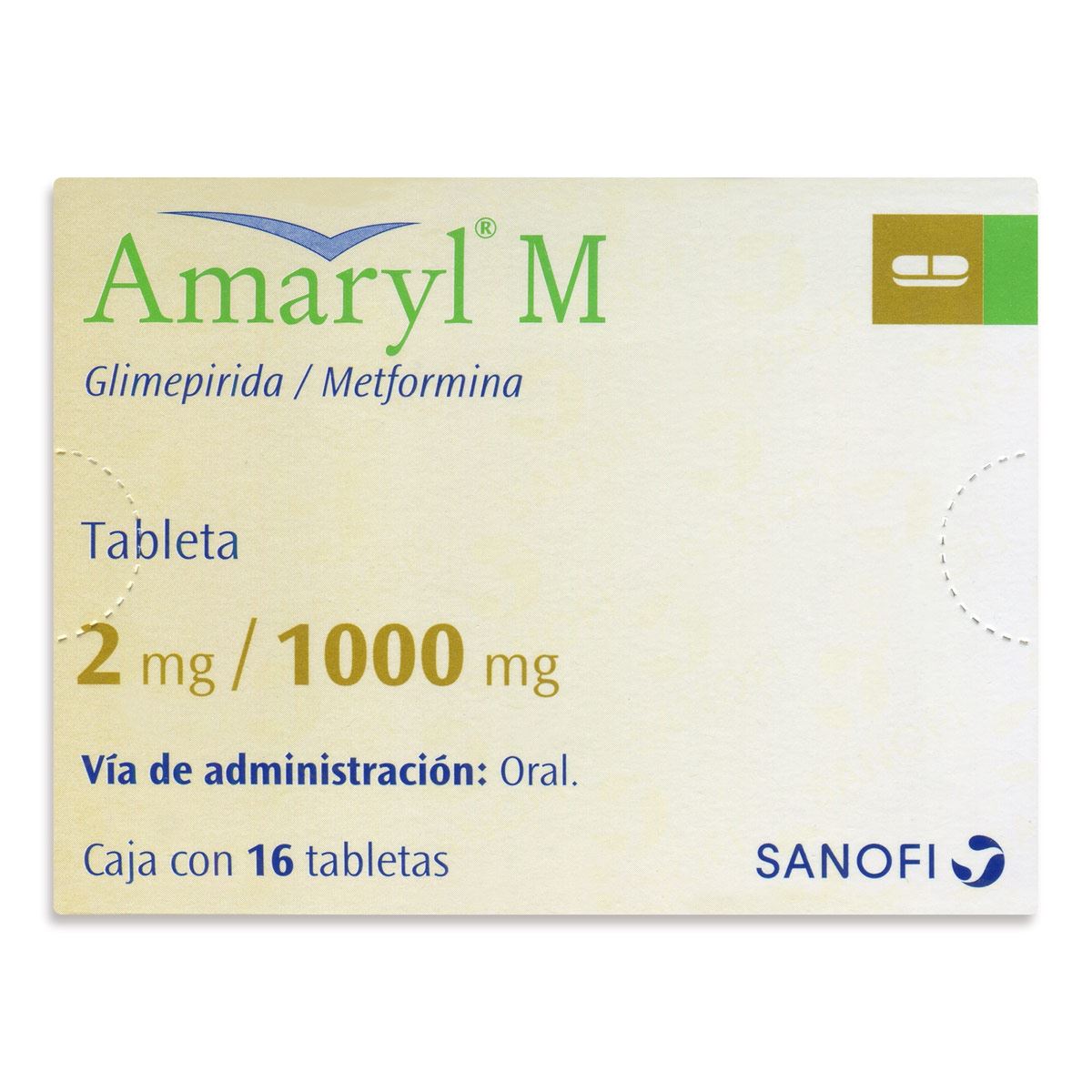 Amaryl M T 16 2mg/1000mg