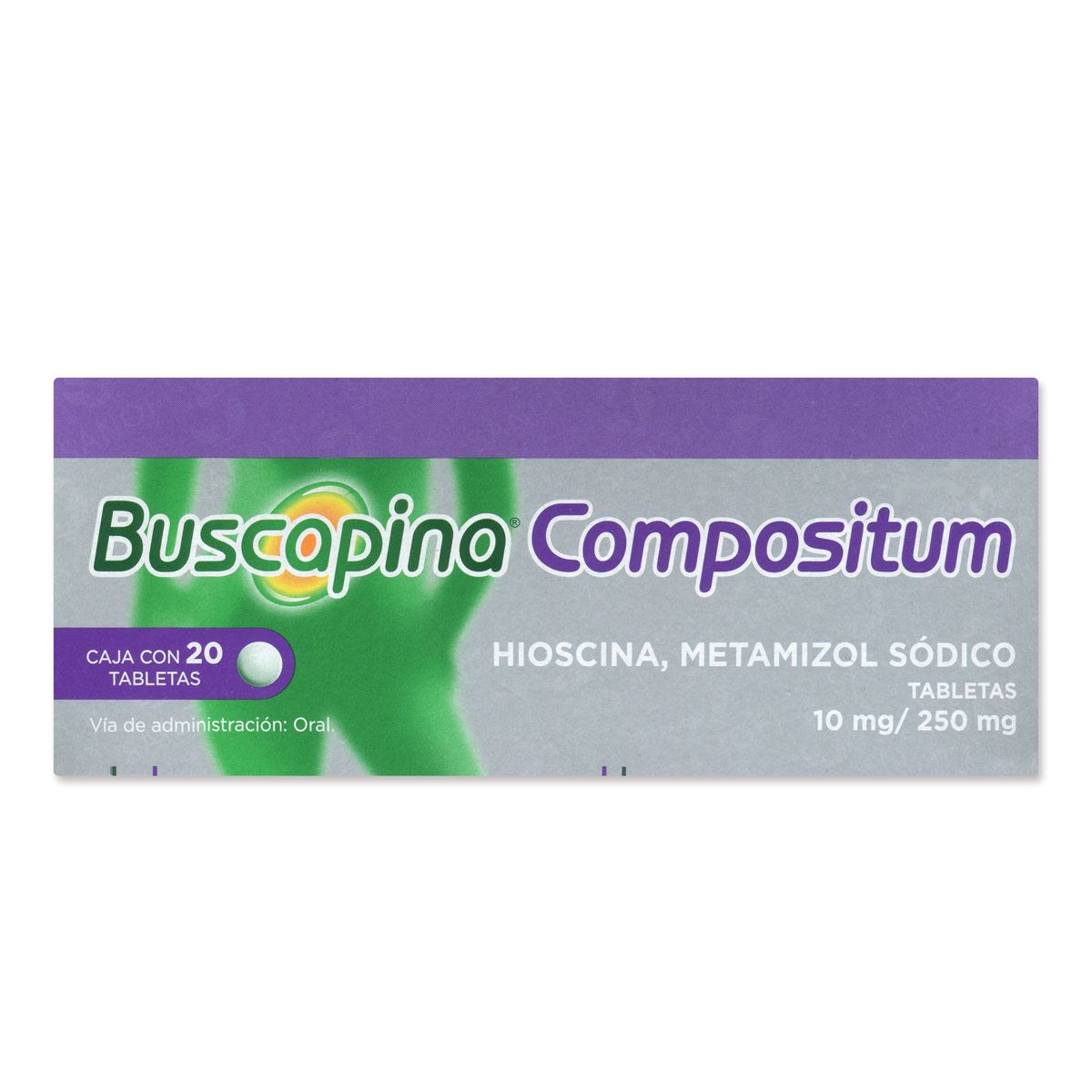 Buscapina Comp 10/250 Mg 20 Tab