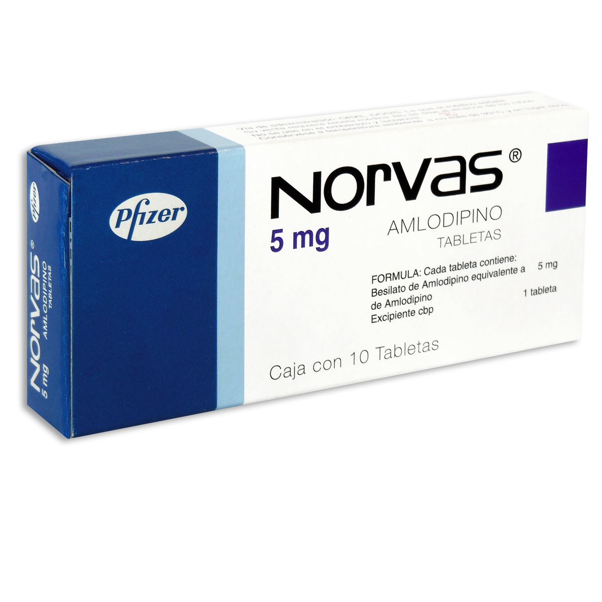 Norvas 5 mg.tab.c/10