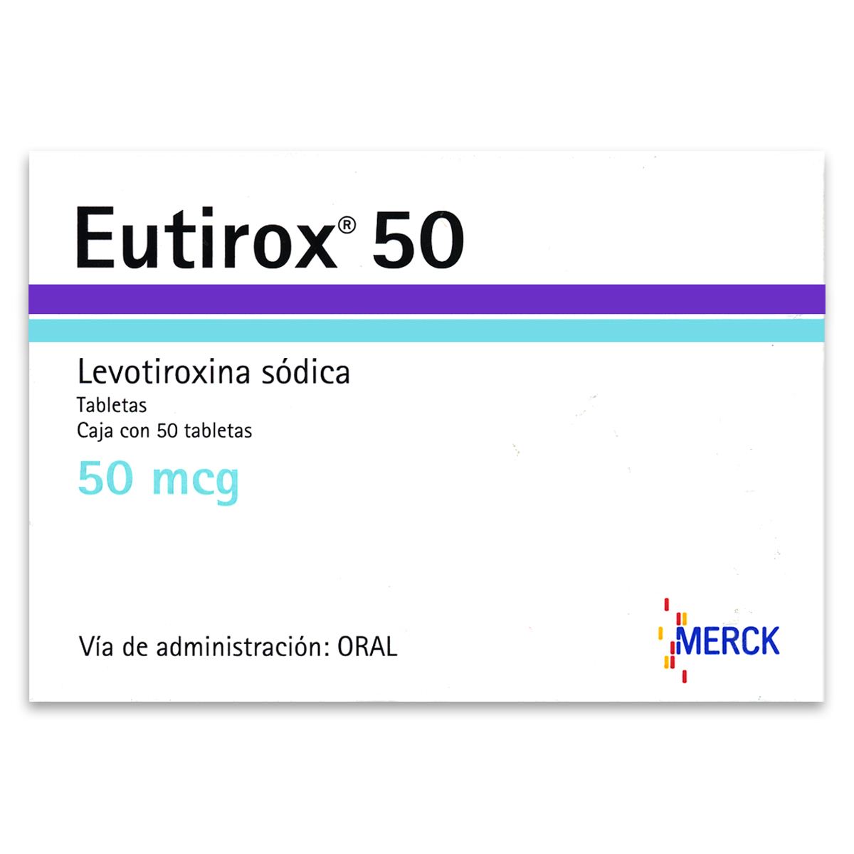 Eutirox 50 mcg tab c/50 3