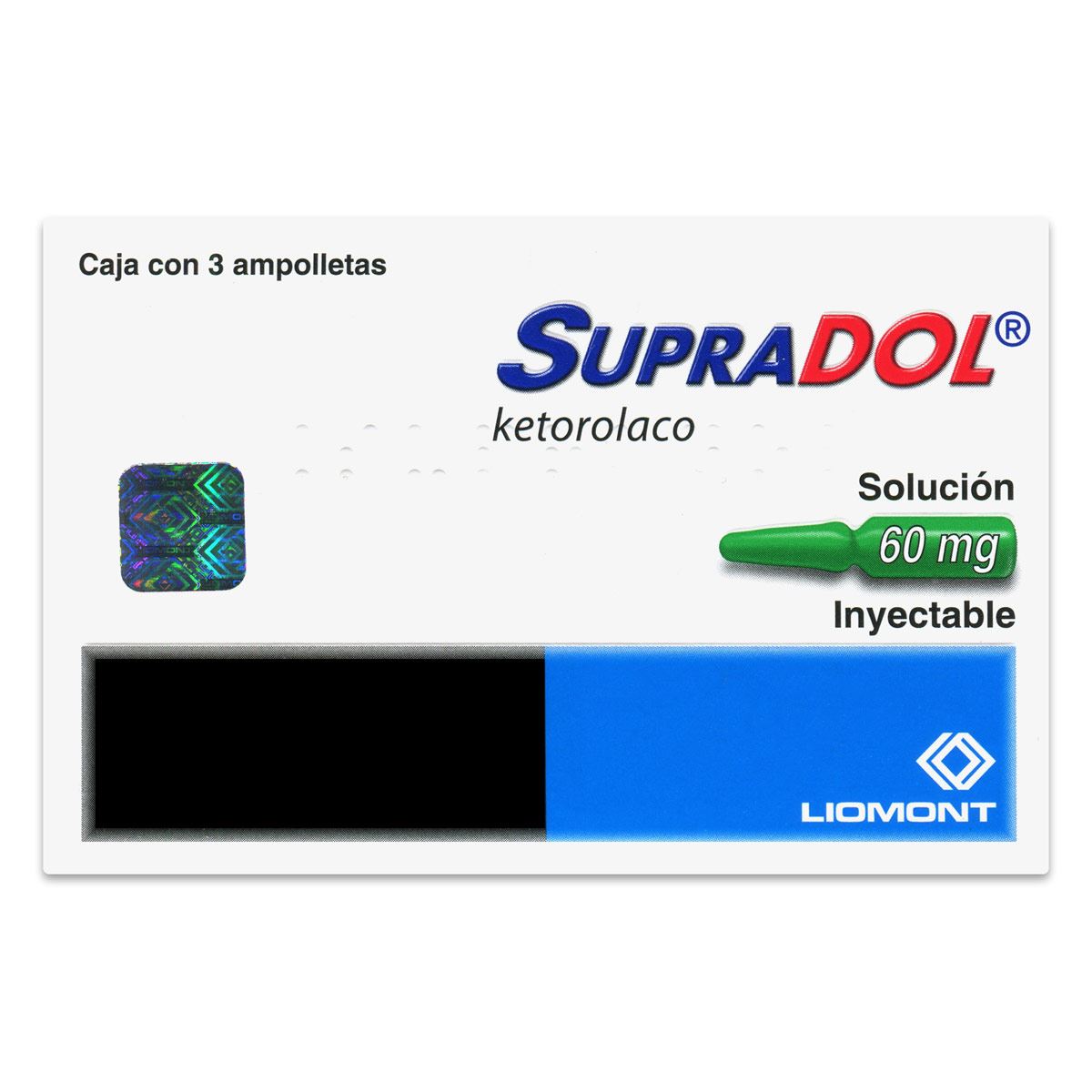 Supradol Im/Iv 60mg Amp 3x2ml