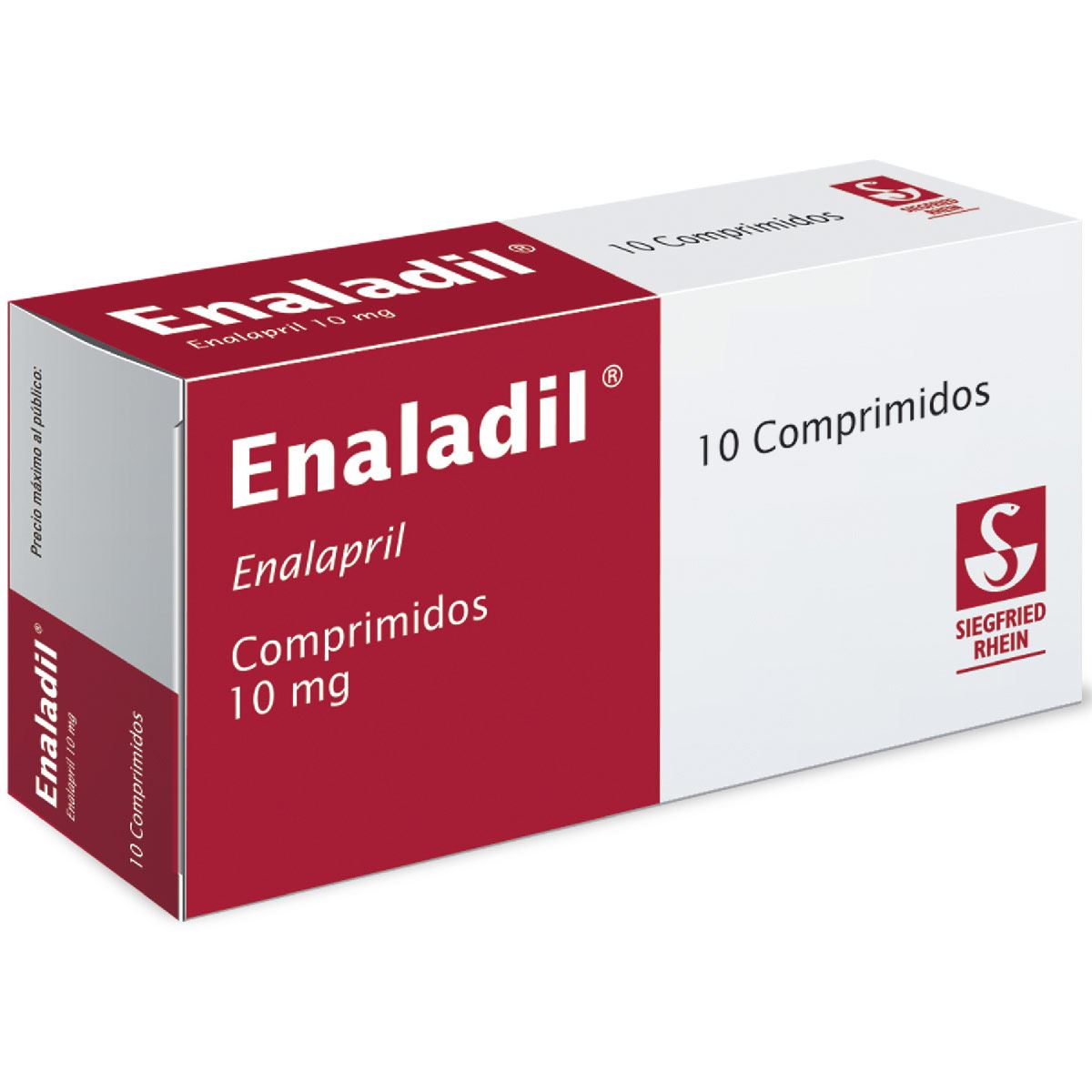 MEDICAMENTO ENALADIL 10 MG CPR 10