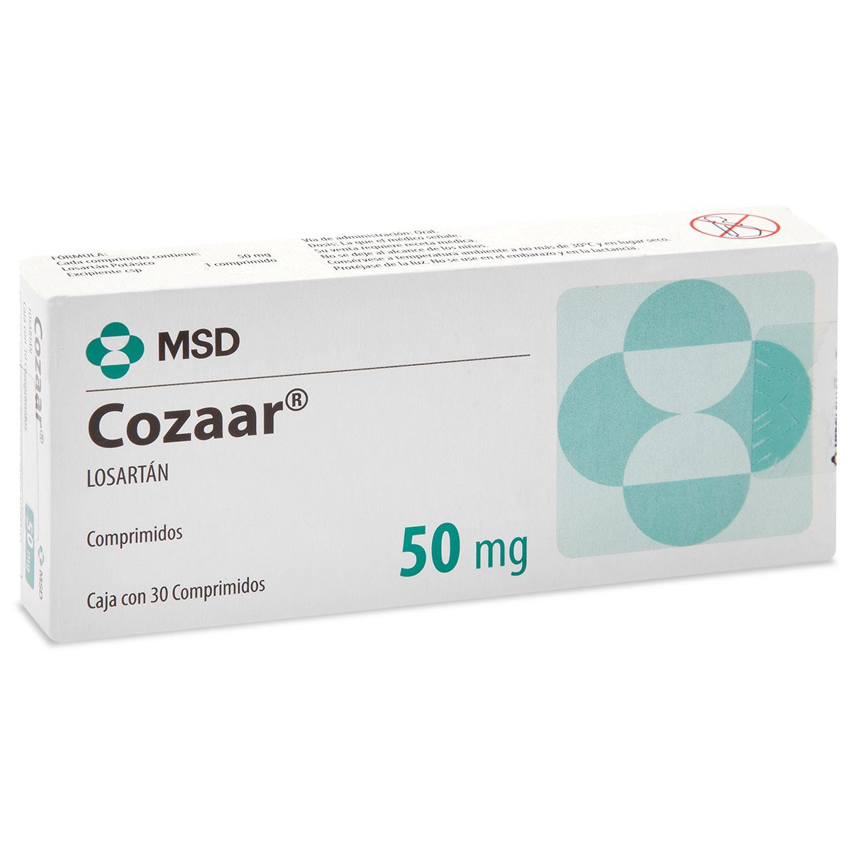 Cozaar 50 mg grag c/30