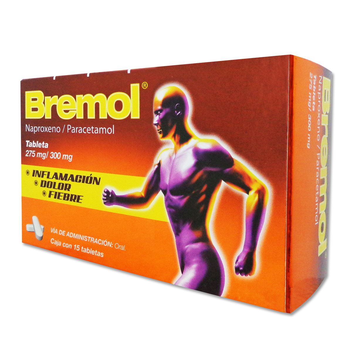 Bremol 275/300 mg tab 15