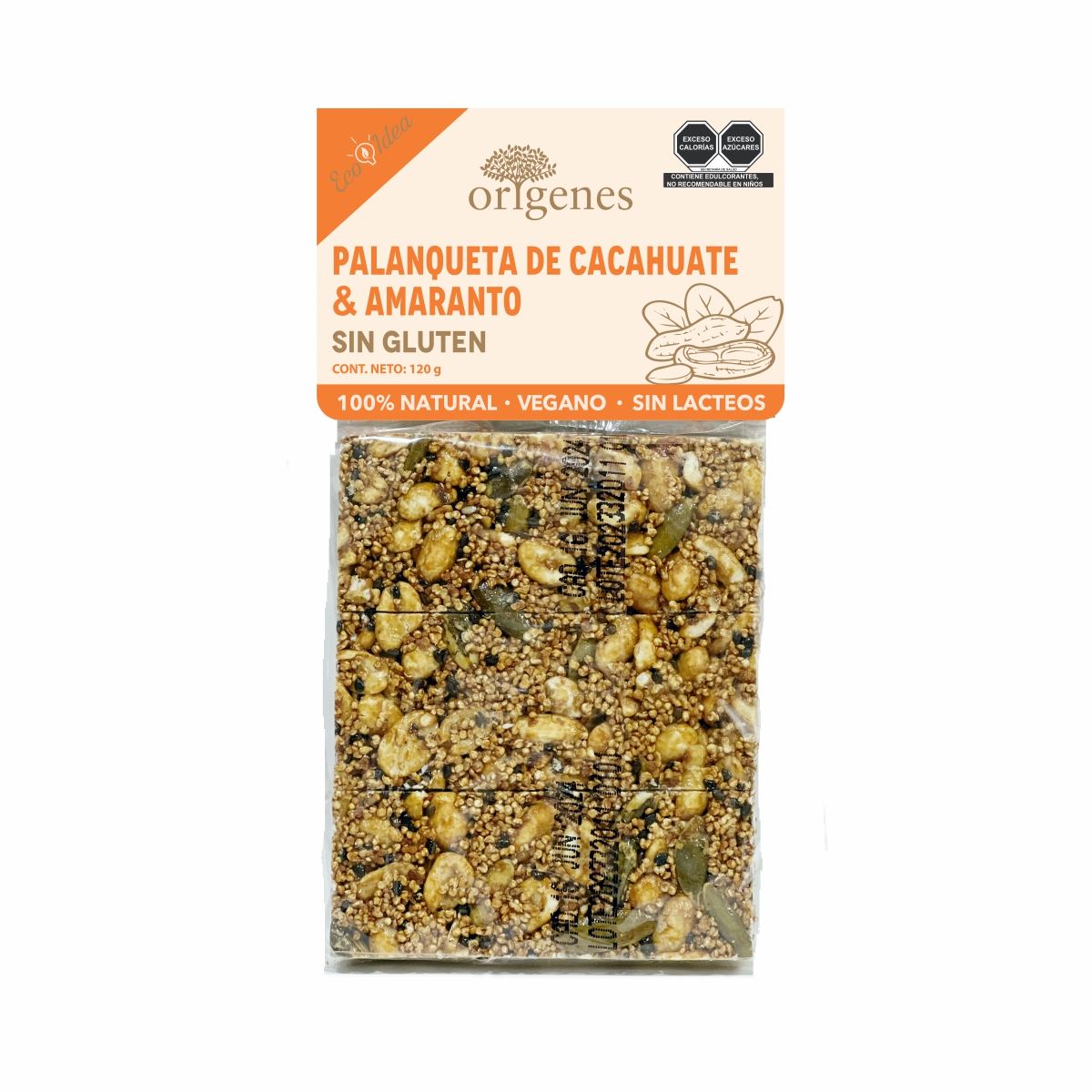Palanqueta de Cacahuate y Amaranto Origenes