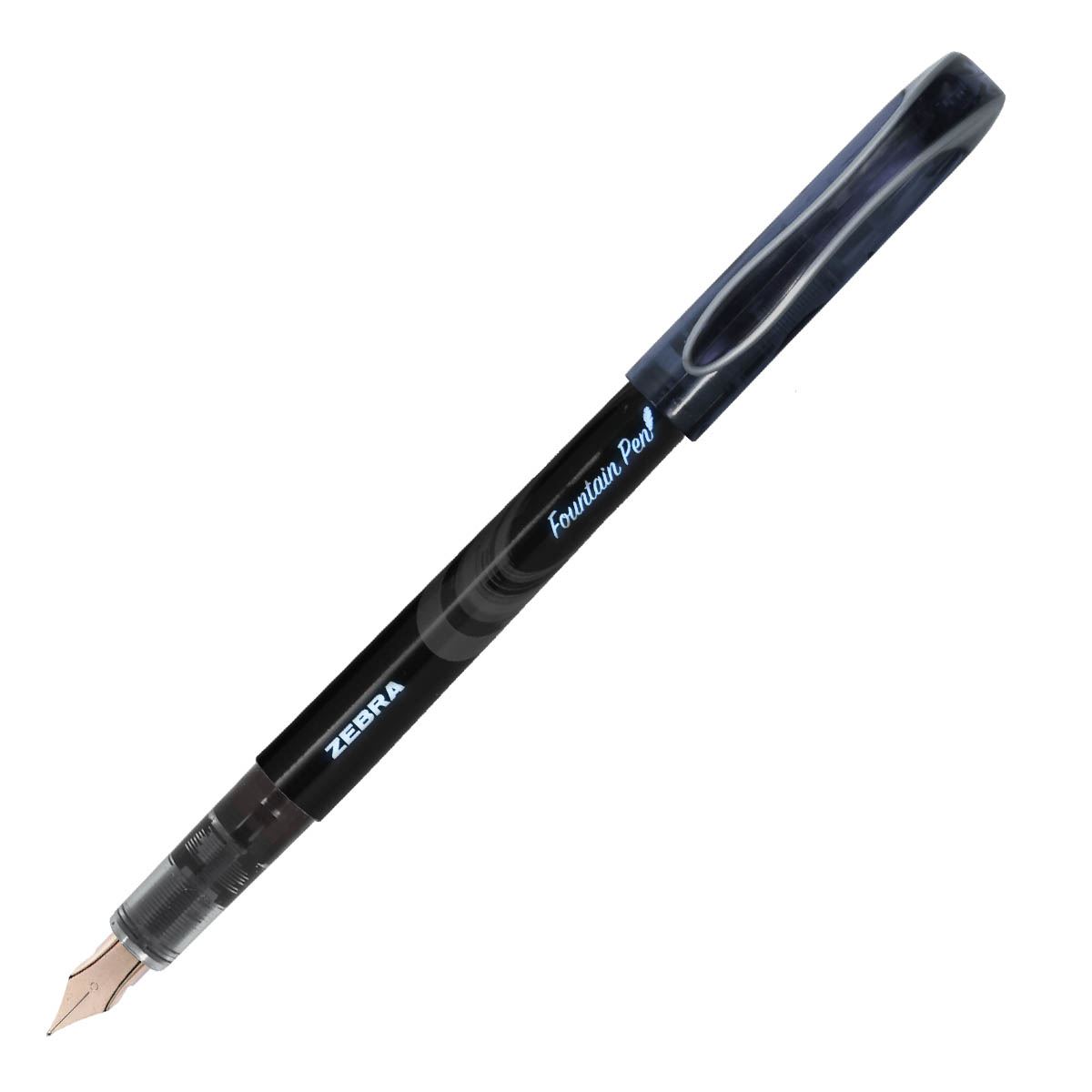 Pluma Fuente Con Tapa Tinta Negra