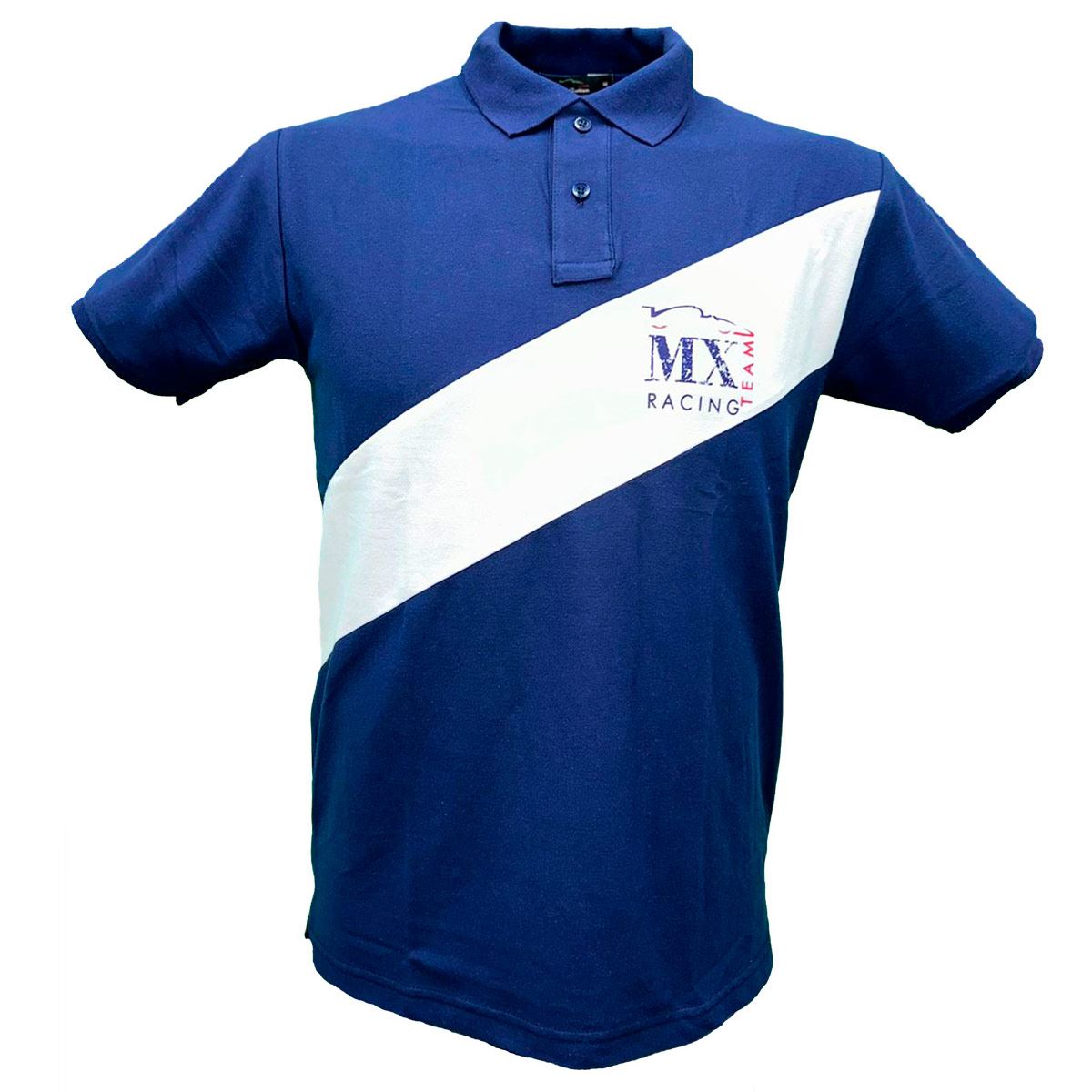 Playera tipo polo Pole Position azul G
