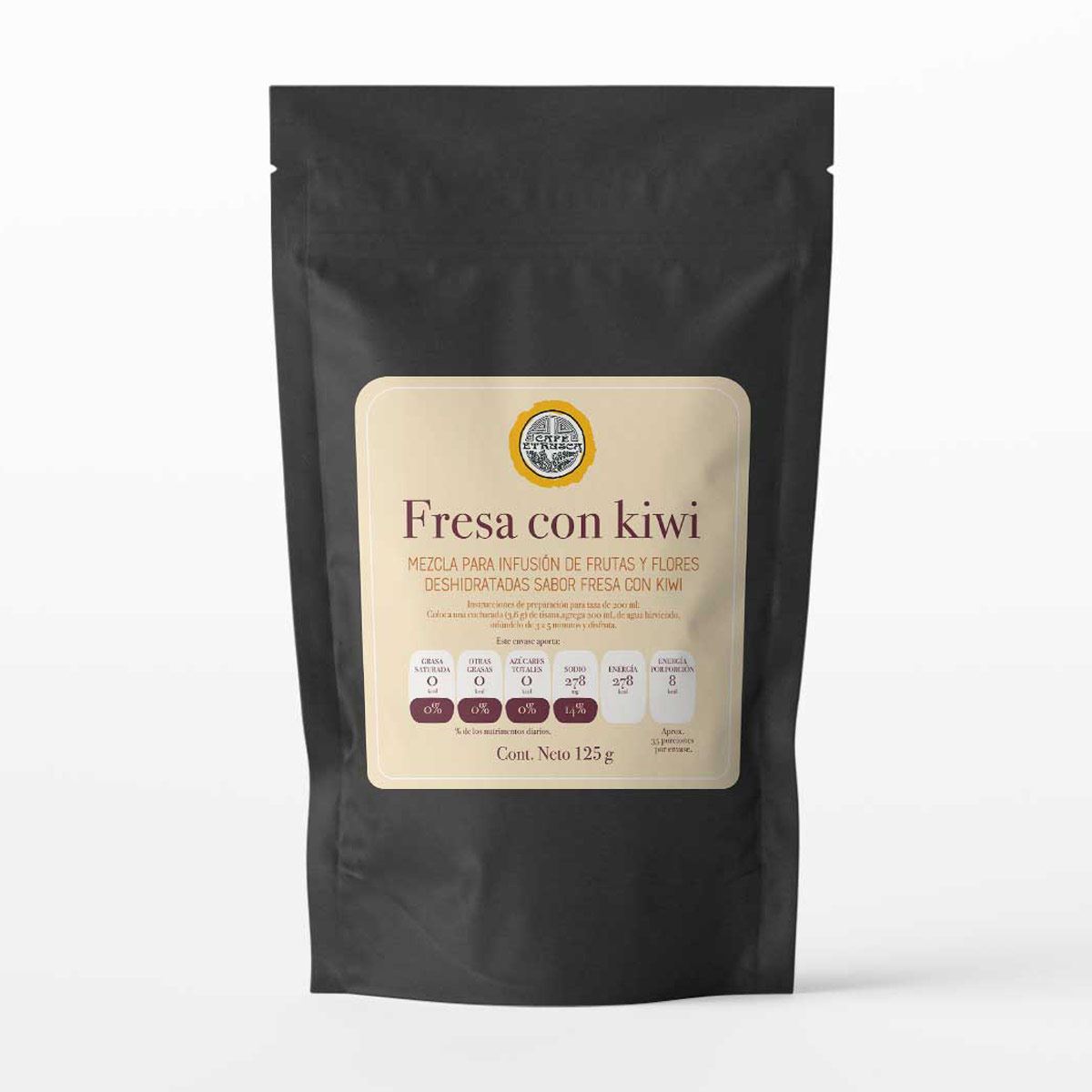 Tisana Infusión Frutal Fresa con Kiwi, 125 g