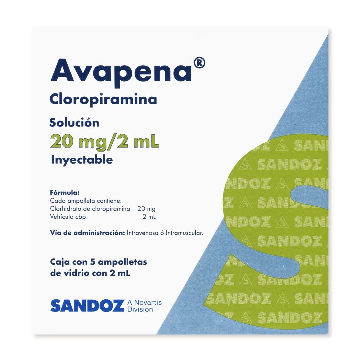 Avapena A 5 2ml 20mg