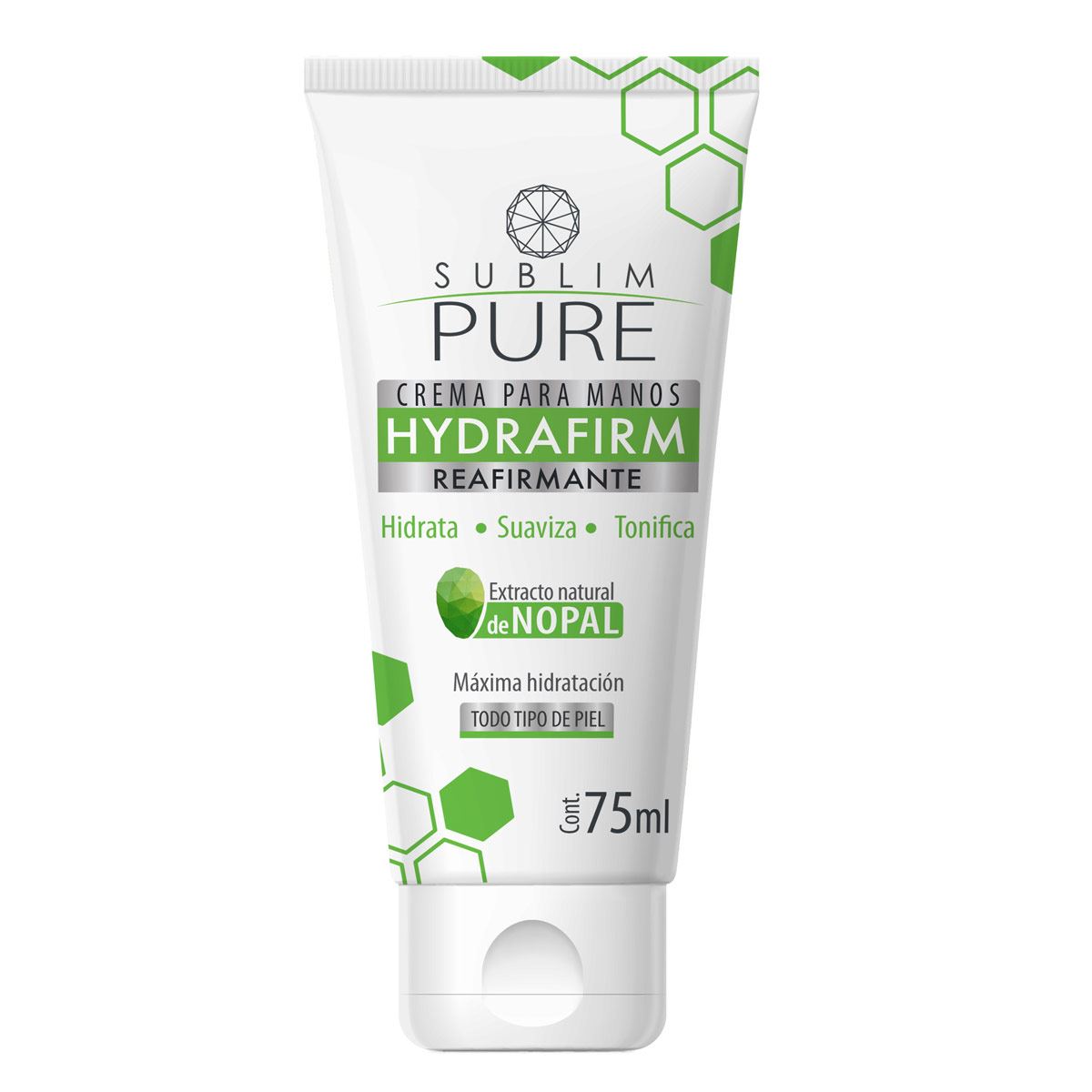 Crema Humectante Para Manos Nopal Tubo Sublime Pure