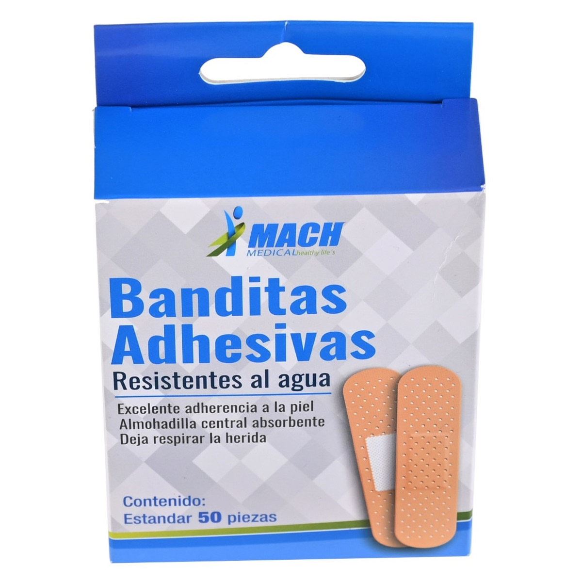 Banditas Adhesivas 50Pz Machmedical