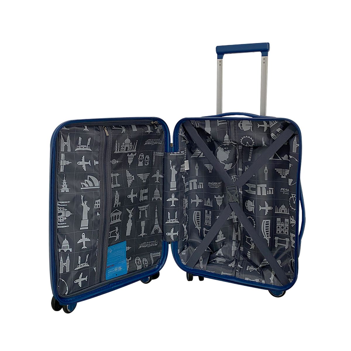 Maleta 19” Azul Barranquilla Peaktour