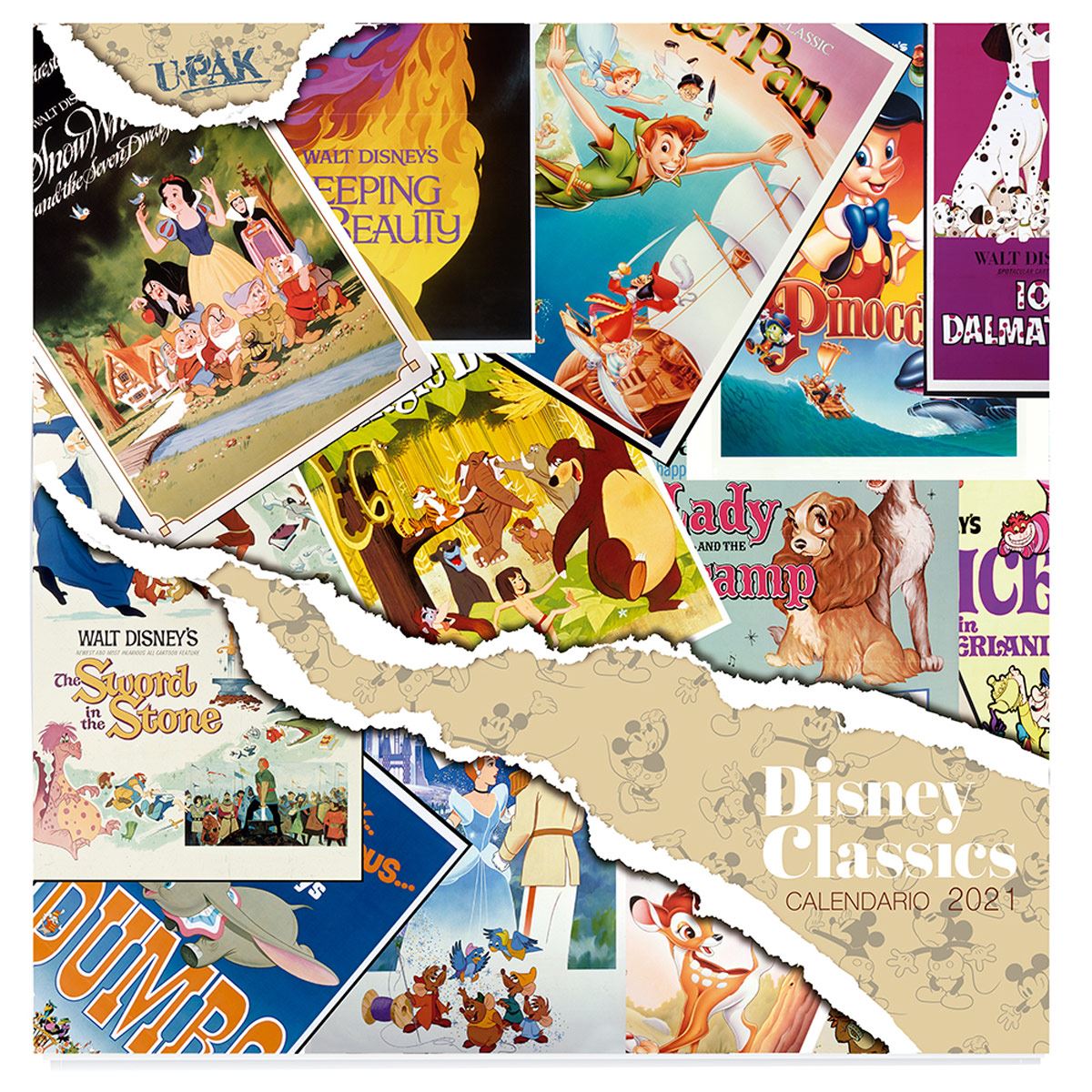 Calendario classics Disney 2021