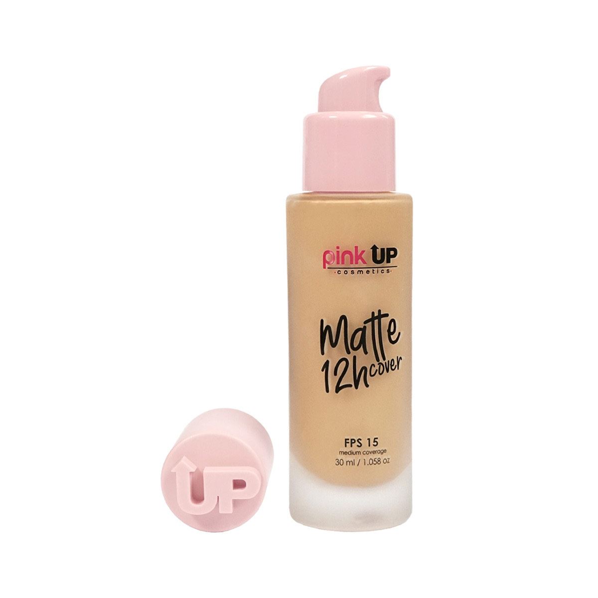Maquillaje Líquido Mate Pink Up Medium 500 Matte 12h Cover