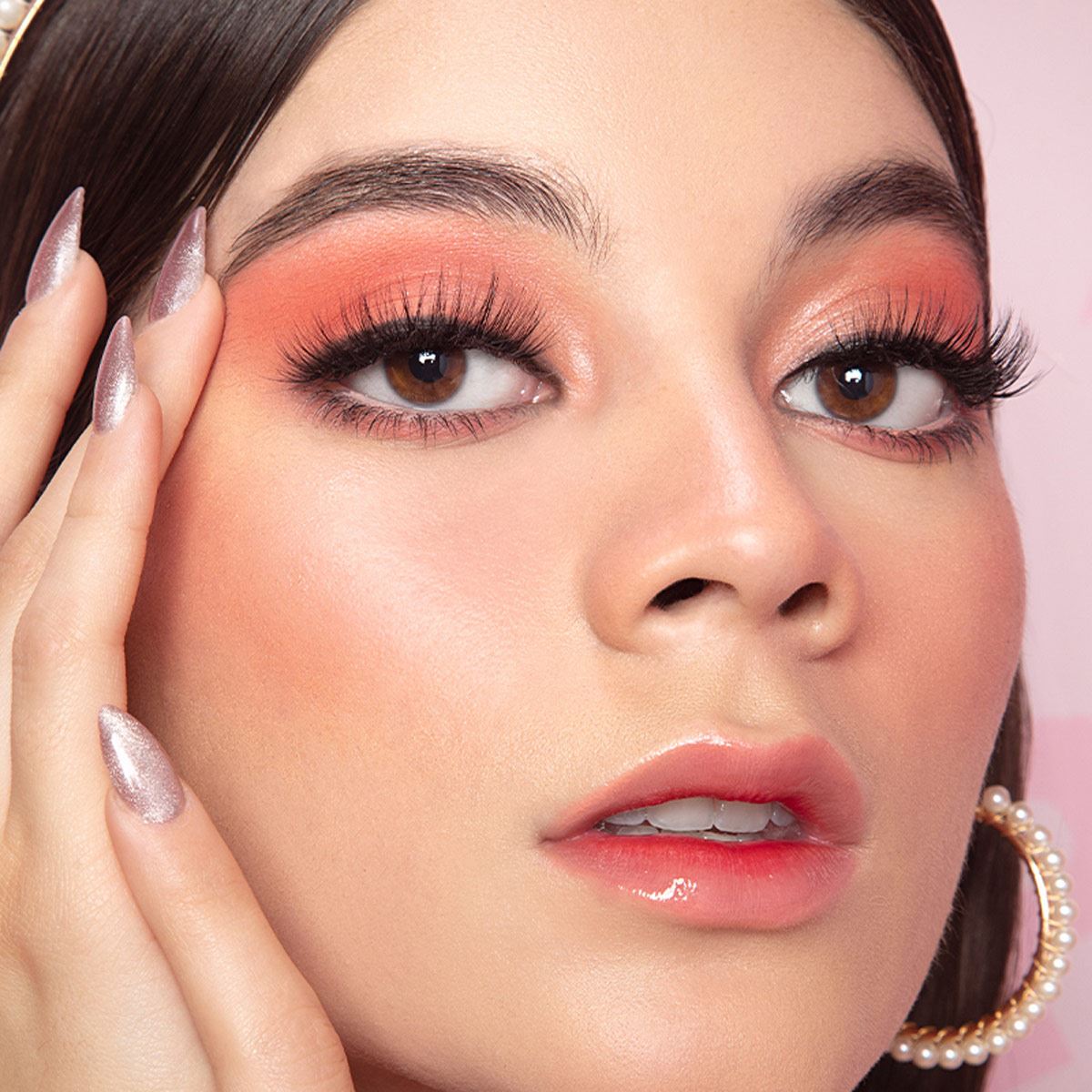 Pestañas Postizas 3D Eyelashes Pink Up Anna 07