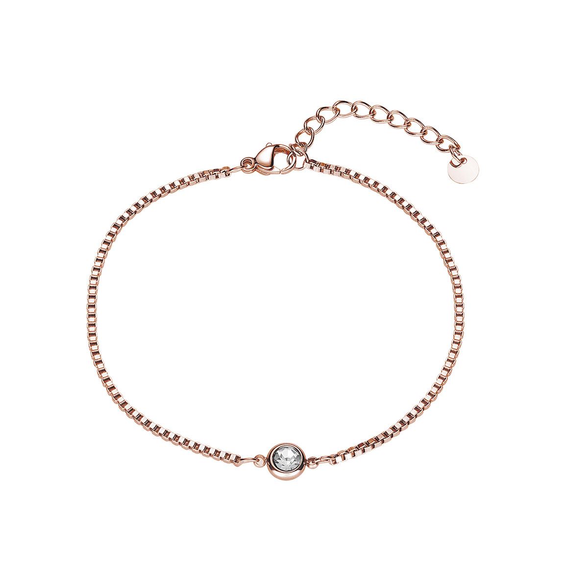 Pulsera de Acero Inoxidable Enso para Mujer Rosado EJB2150R