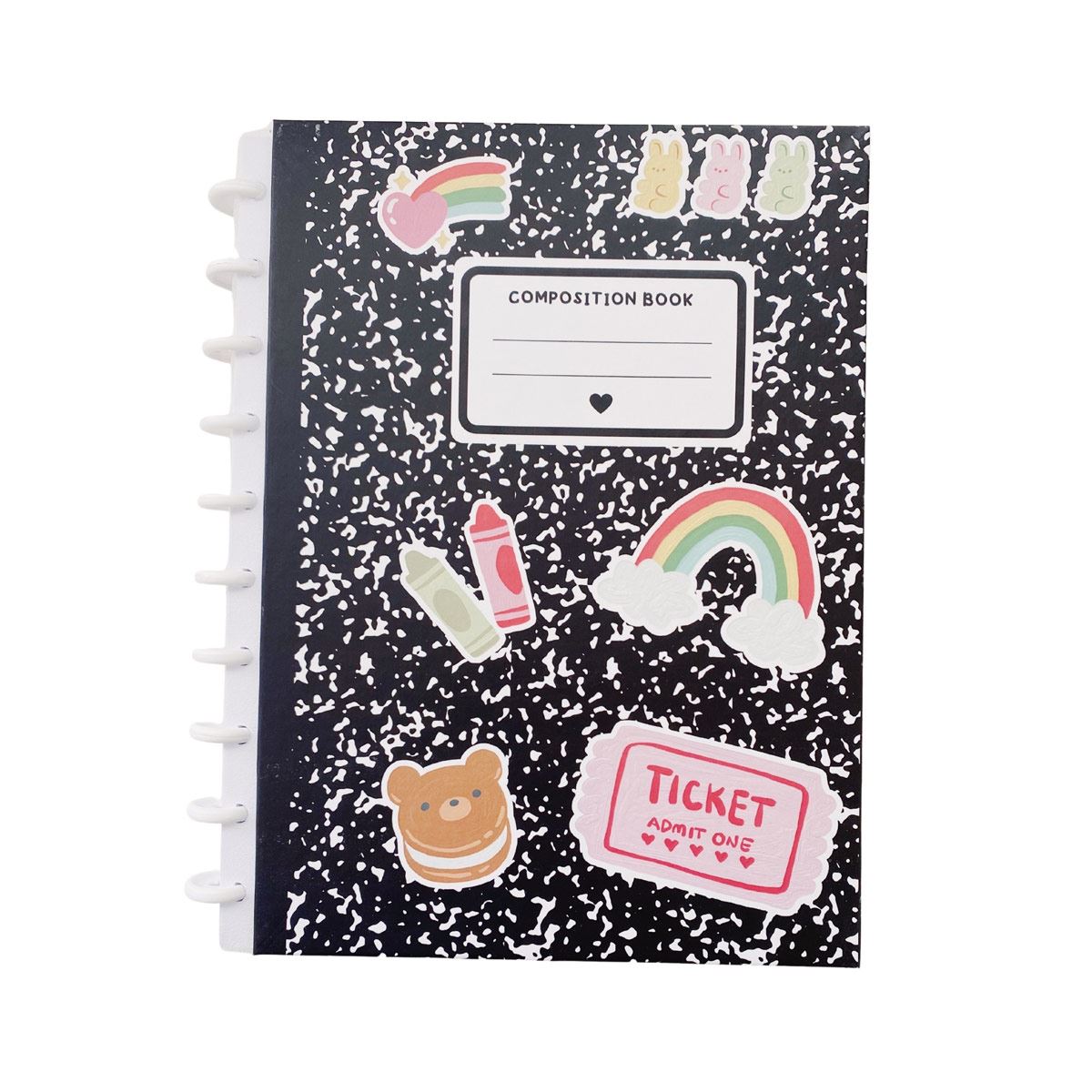 Libreta pasta dura Composition Book tamaño frances