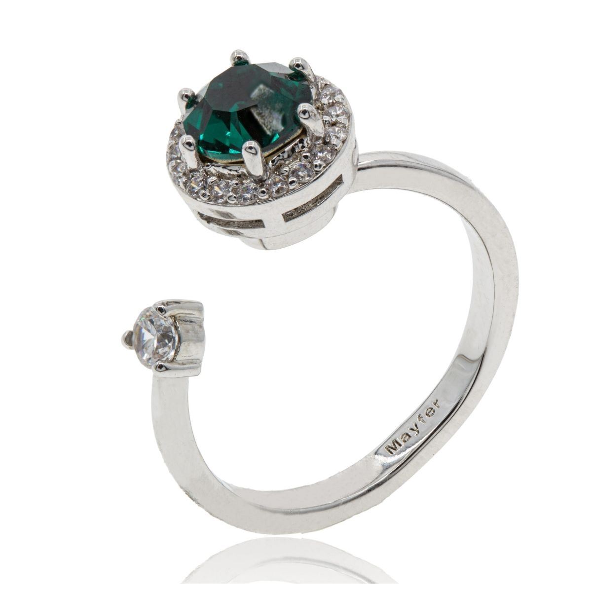 Anillo Corona Esmeralda Mayfer