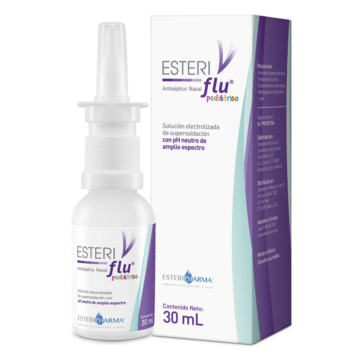 ESTERIFLU PEDIATRICO Sol. Nasal Frasco C/VALV 30 ML