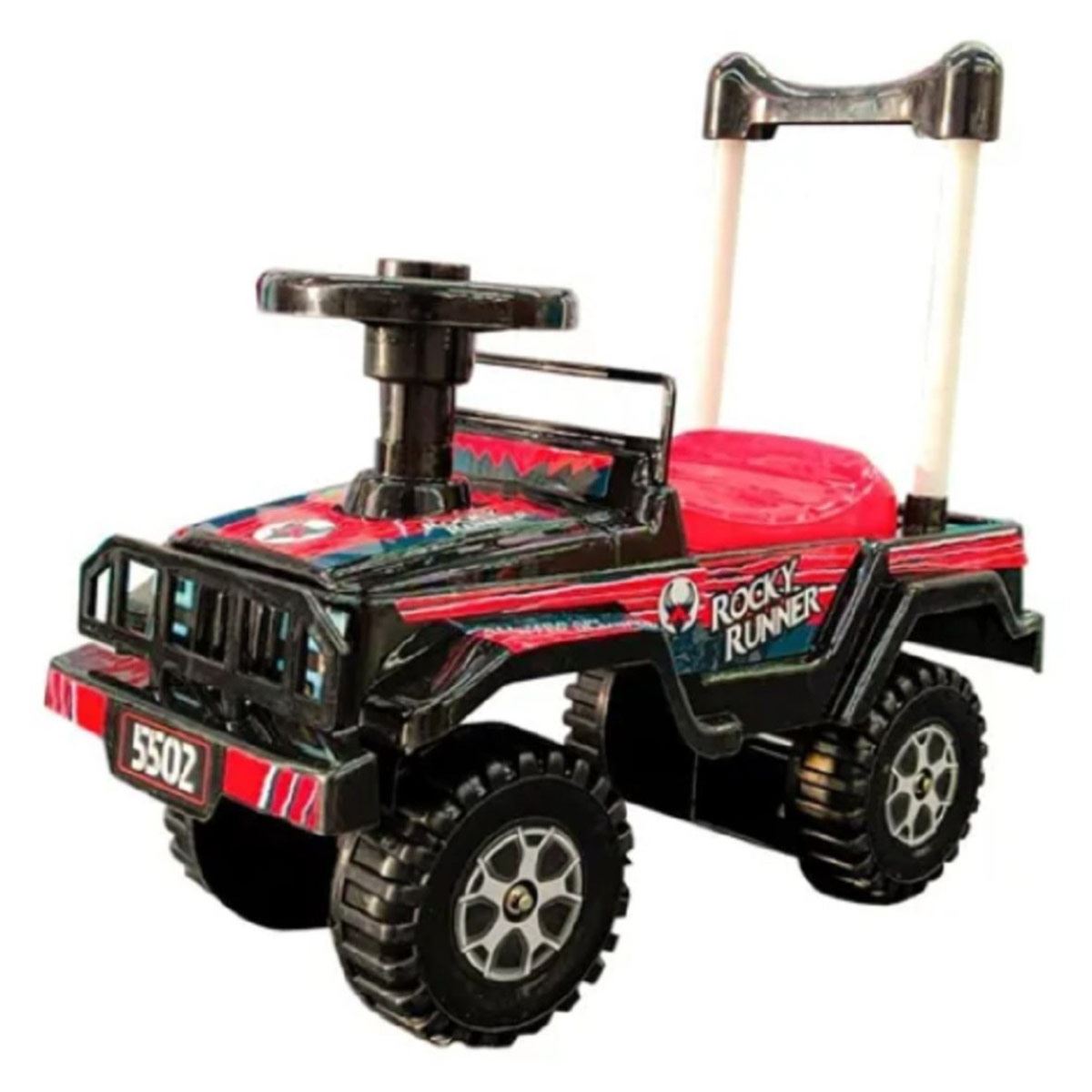 Carro montable Jeep color negro 5502