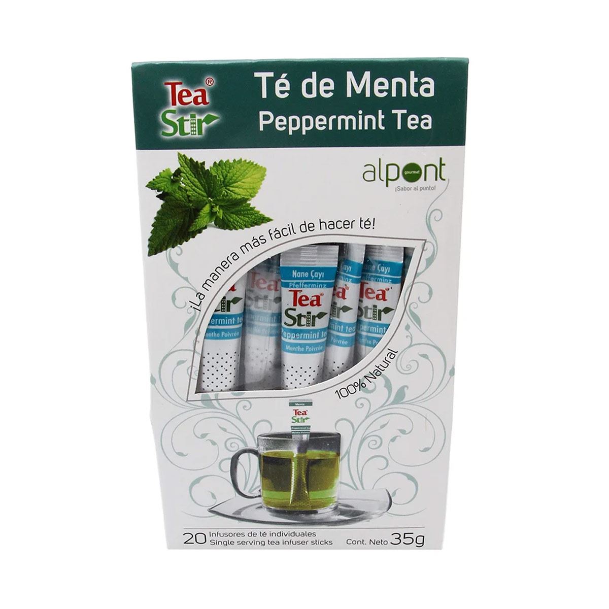 TEA STIR MENTA 20PZ