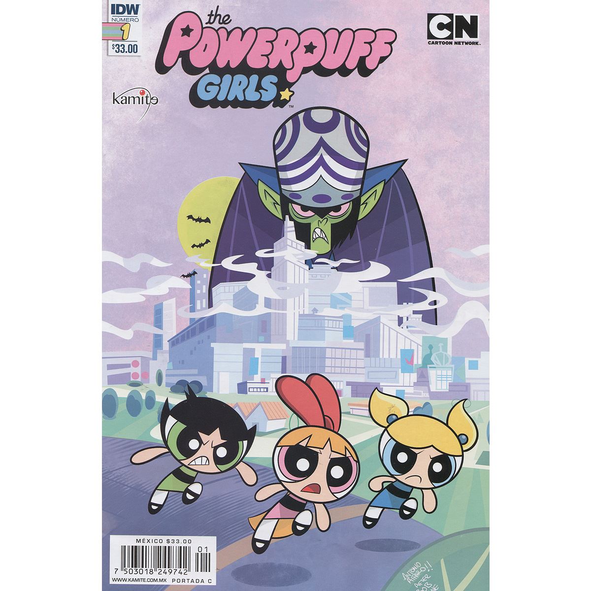 Comic the powerpuff girls c-1