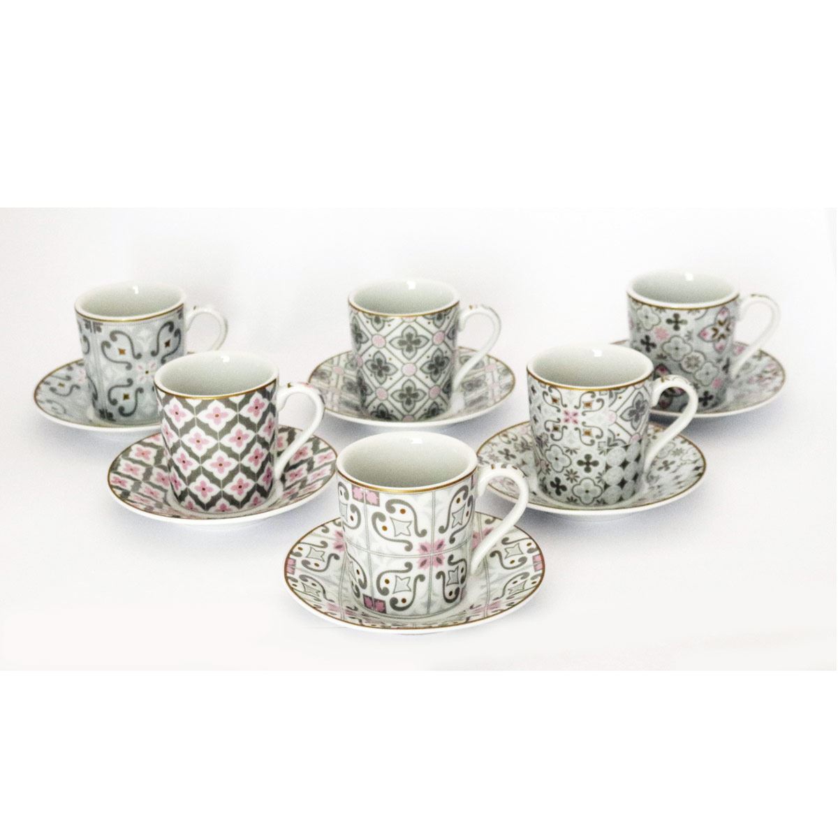 Set de te Tiles Grey