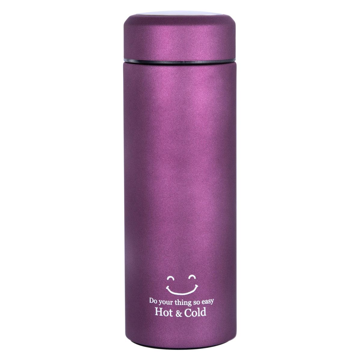Termo acero inoxidable morado modelo TERACERMORA