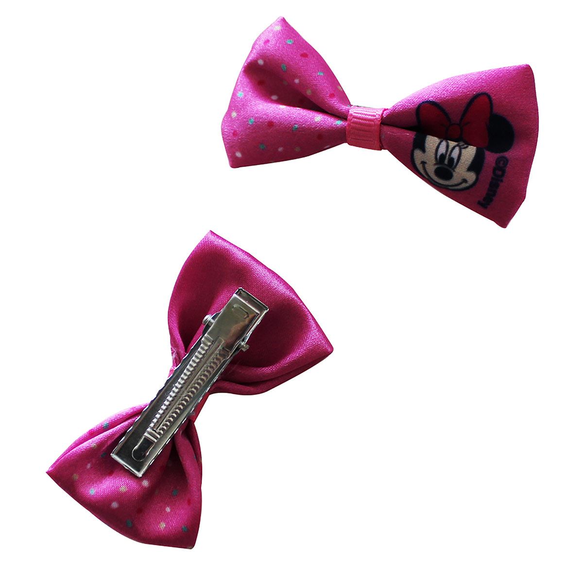 Set Minnie Dos De Disney 2 Moños Para Cabello
