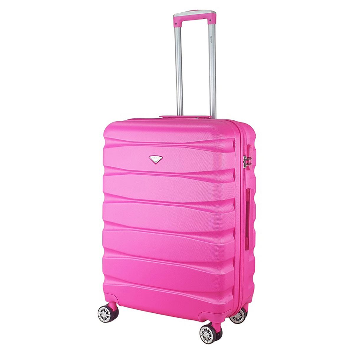 Maleta Flight Knight D13 ABS, 25", 4 ruedas, cerradura 3 digitos, color ...