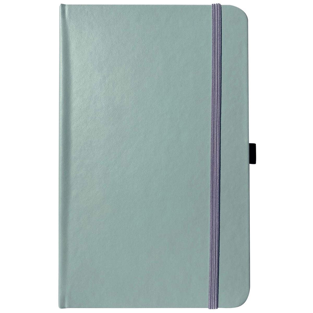 Libreta Esquela Acabado Tela Color Azul Océano CBI