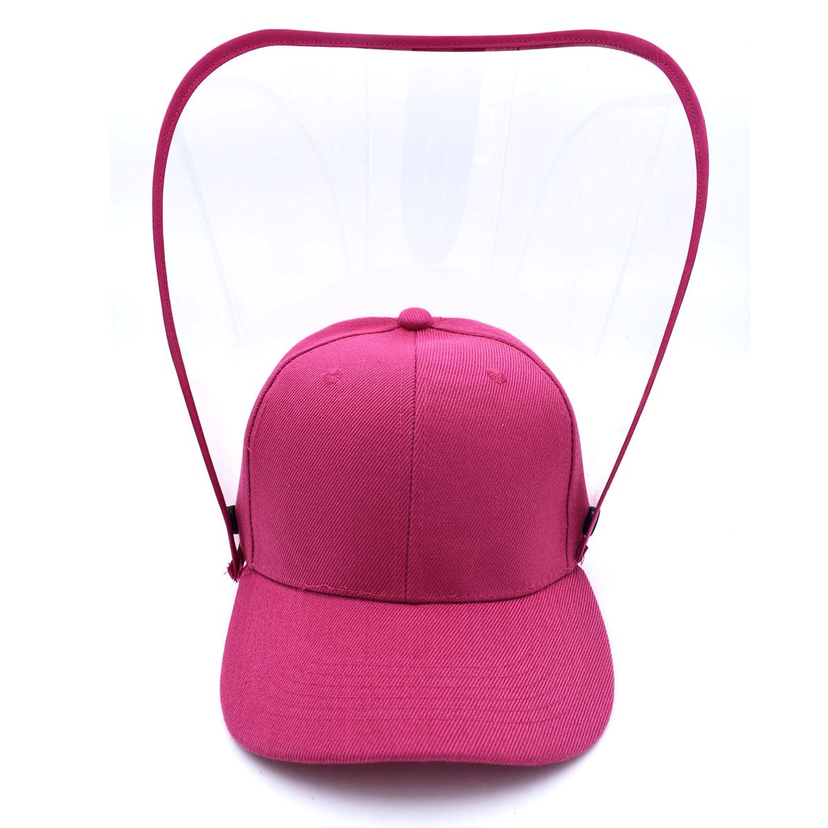 Gorra con careta para adulto rosa (fiusha)