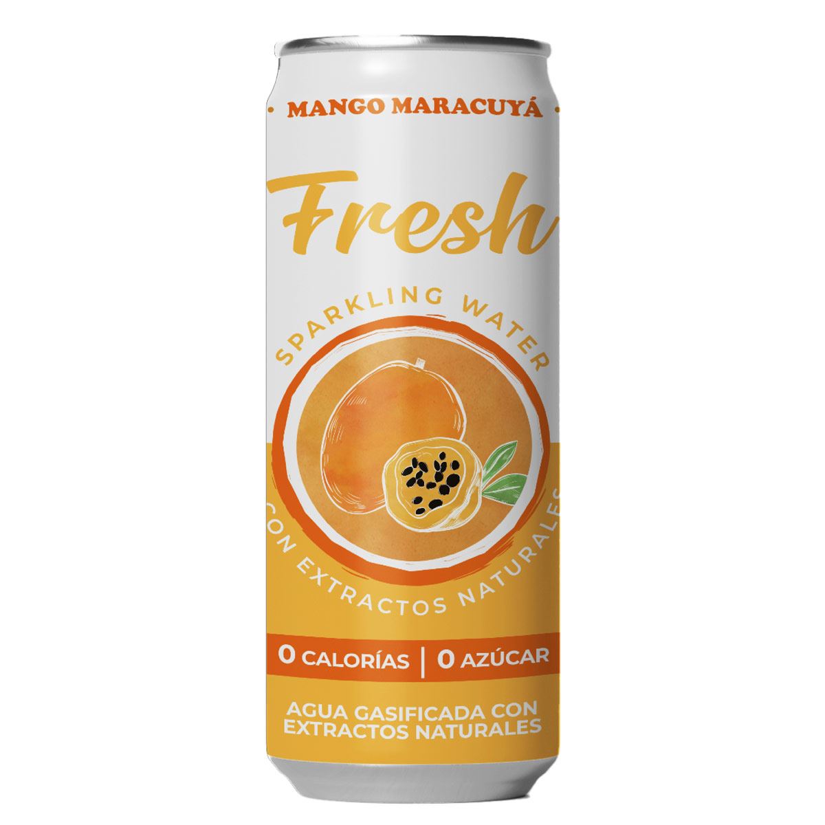 Fresh Sparkling Water Mango-Maracuyá
