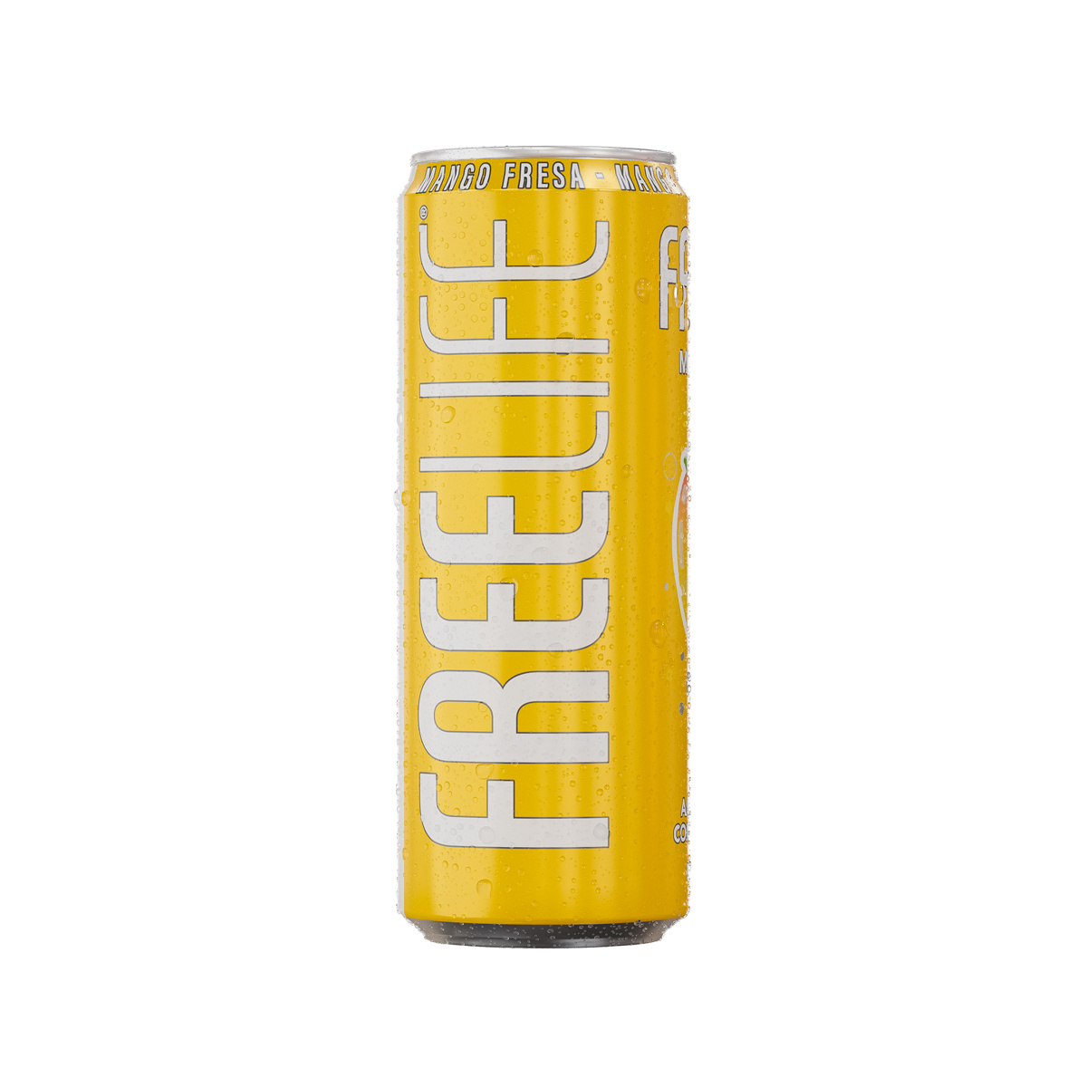 Agua Gasificada Freelife con Extracto de Mango Fresa 355ml